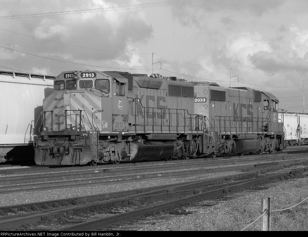 KCS switchers at Airline yard.
